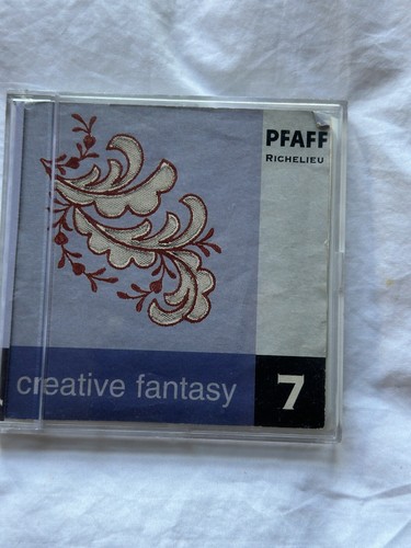Pfaff Creative Fantasy #7 Richelieu Lace & Floral Embroidery Machine ...