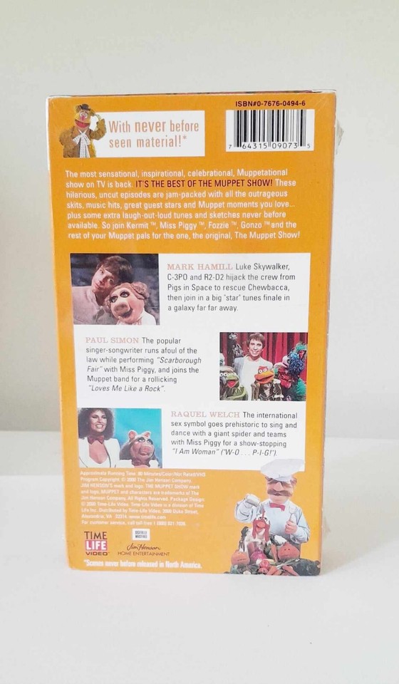 Best of the Muppet Show vhs-Mark Hamill Raquel Welch NEW SEALED | eBay