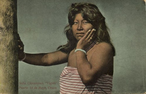 argentina, CHACO, India Chamacoco, "Túgulè", Indian Woman (1909 ...