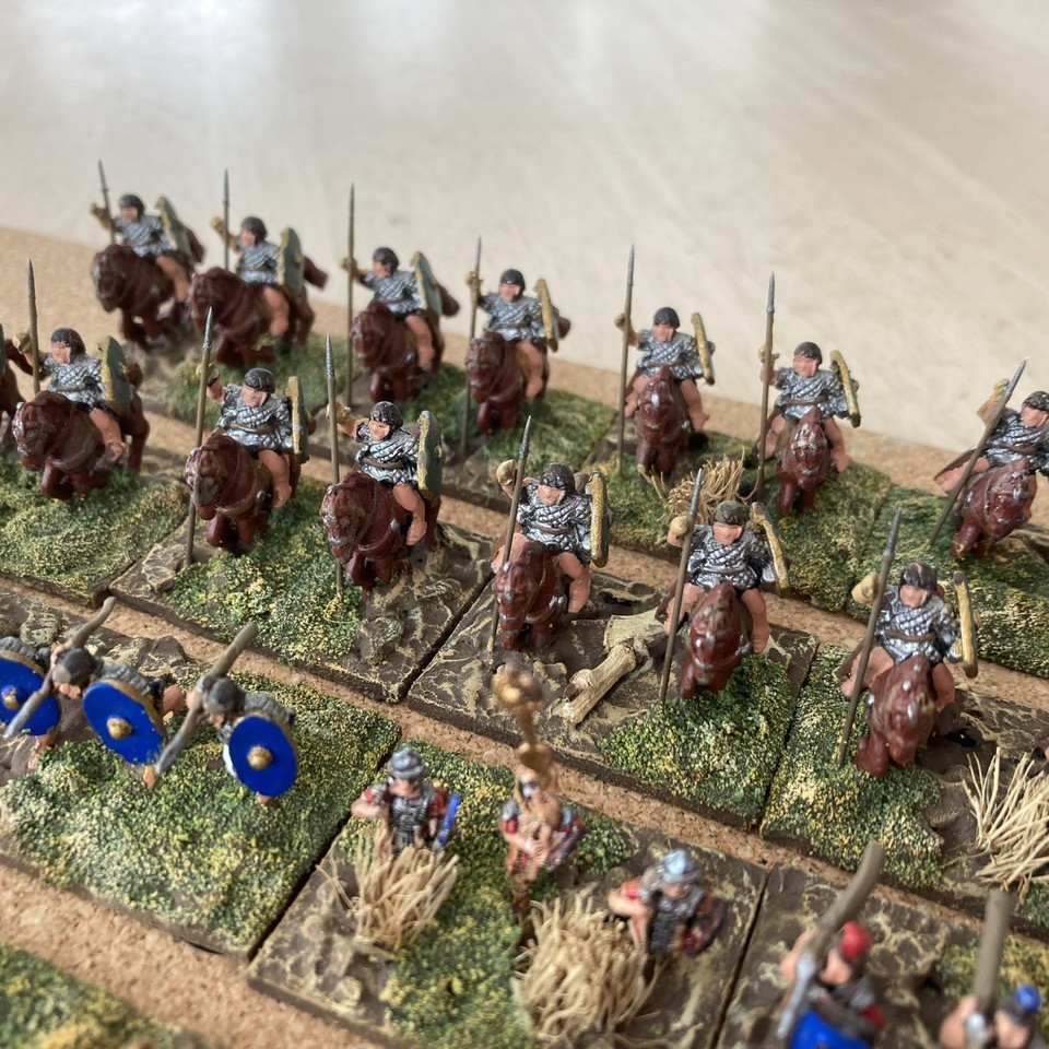 15mm Medieval/ ancient soldiers, white metal nicely Painted | eBay UK