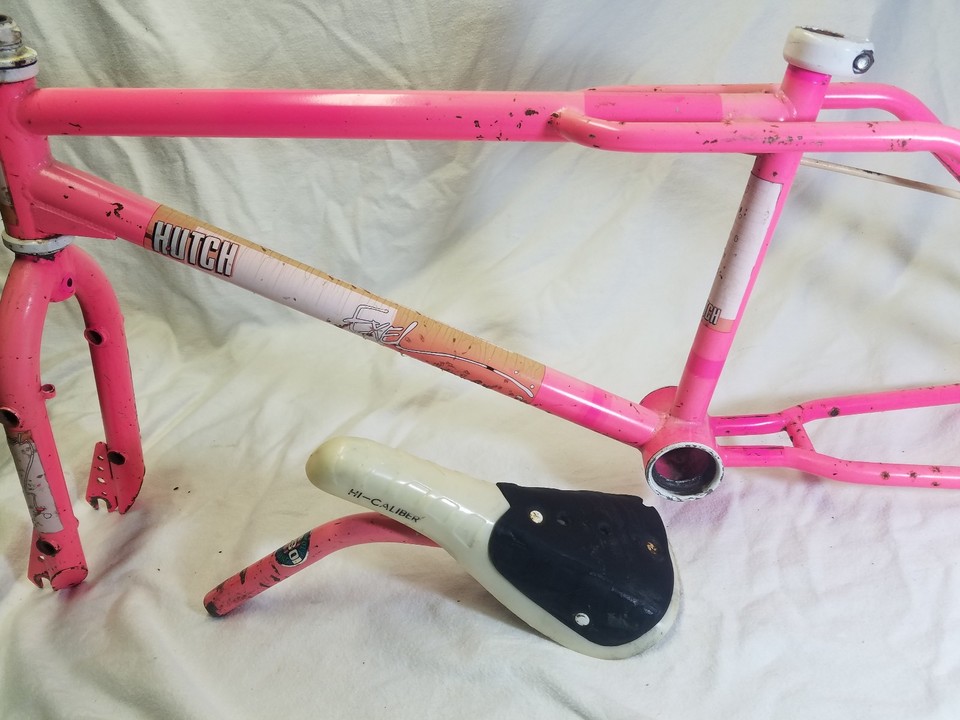 1987 hutch excel bmx freestyle bike frame forks seat | eBay