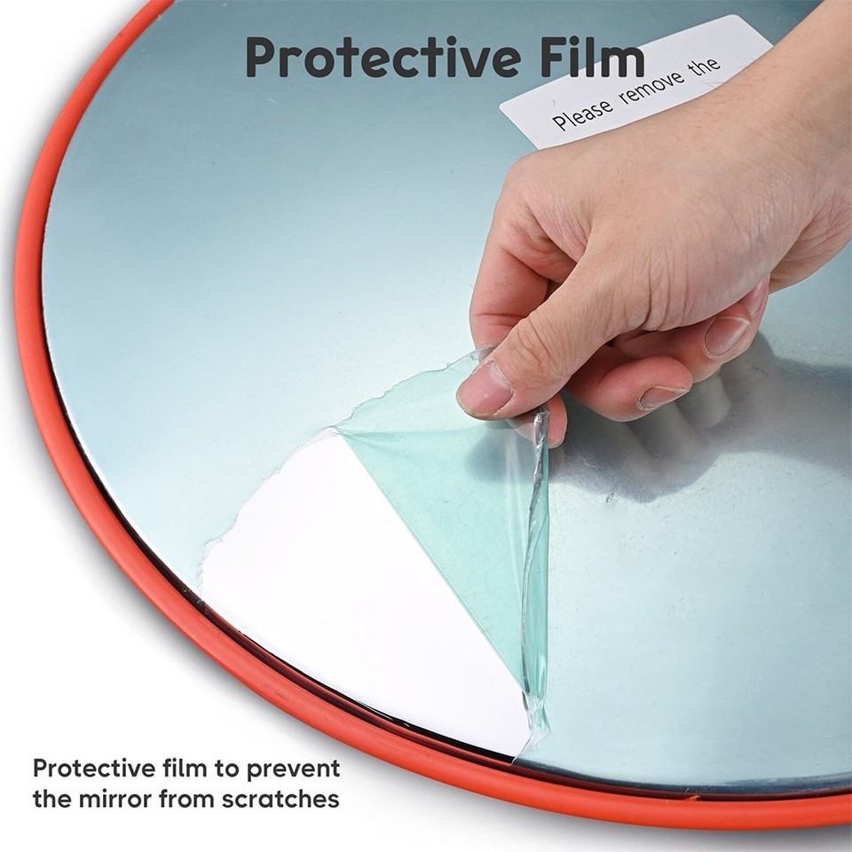 High Quality Convex Mirror Wide Angle Shatterproof 17 11/16" X 3 1/8 ...