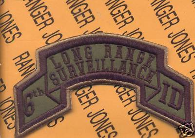 6th INF DIV 106th MI LRS AIRBORNE RANGER scroll patch B | eBay