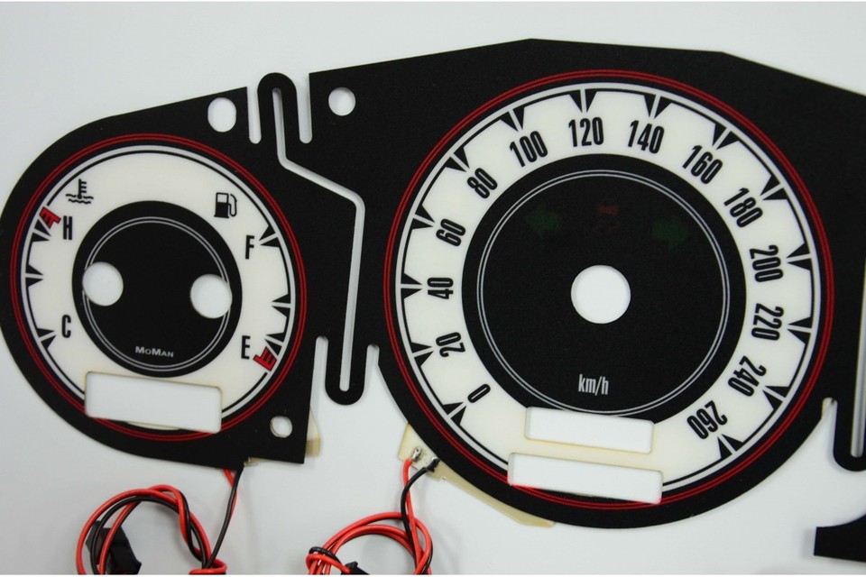 Chrysler Crossfire glow gauges dials plasma dials kit tacho glow dash ...