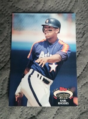 1992 Topps Stadium Club #241 KARL RHODES Houston Astros | eBay