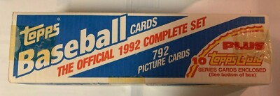 1992 Topps Baseball Complete Factory Set Sealed Box W/ 10 Gold Cards | eBay