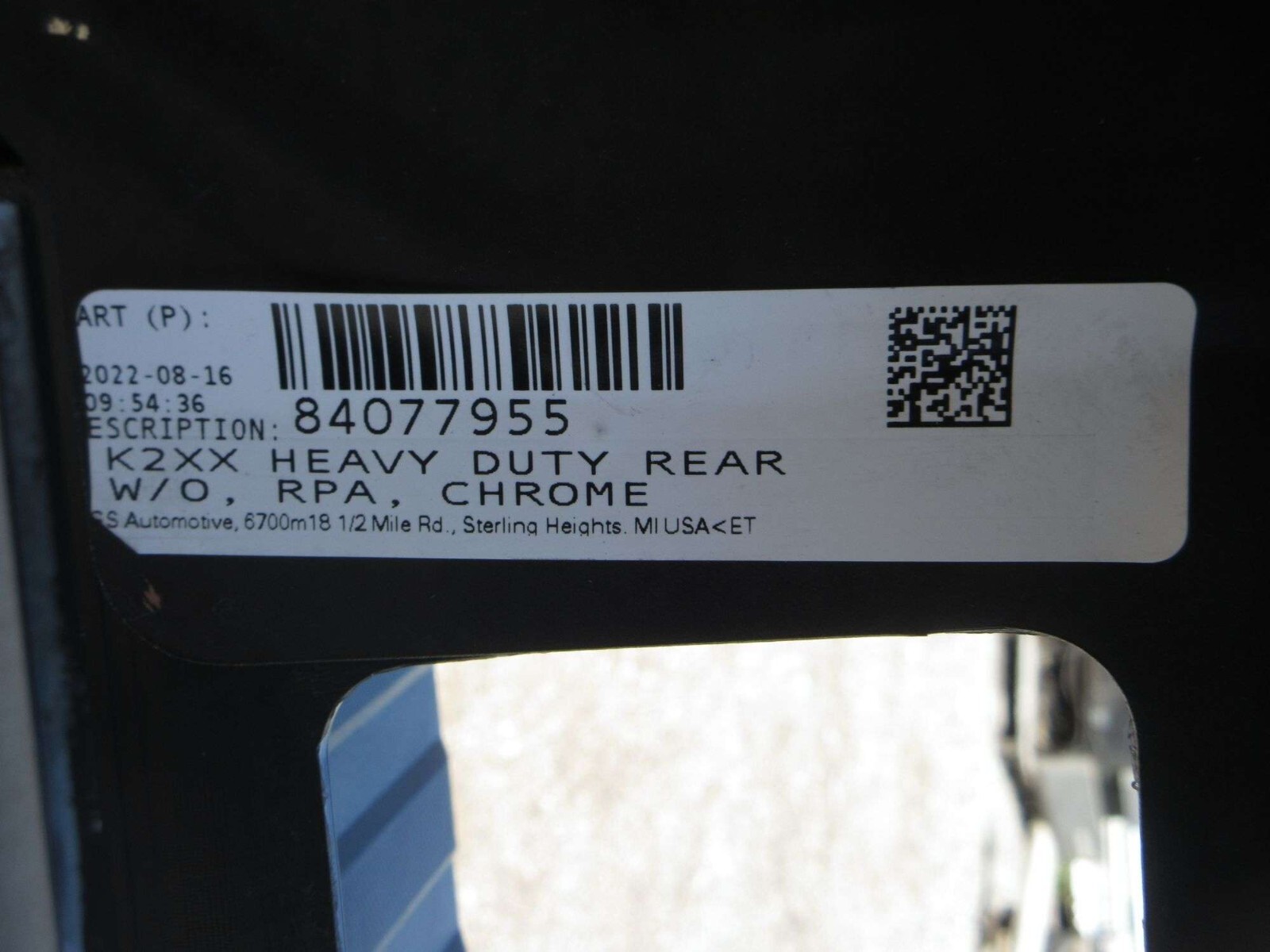 2015-2019 Chevy & GMC 2500HD/3500HD Rear Step Bumper Chrome 84077955 | eBay