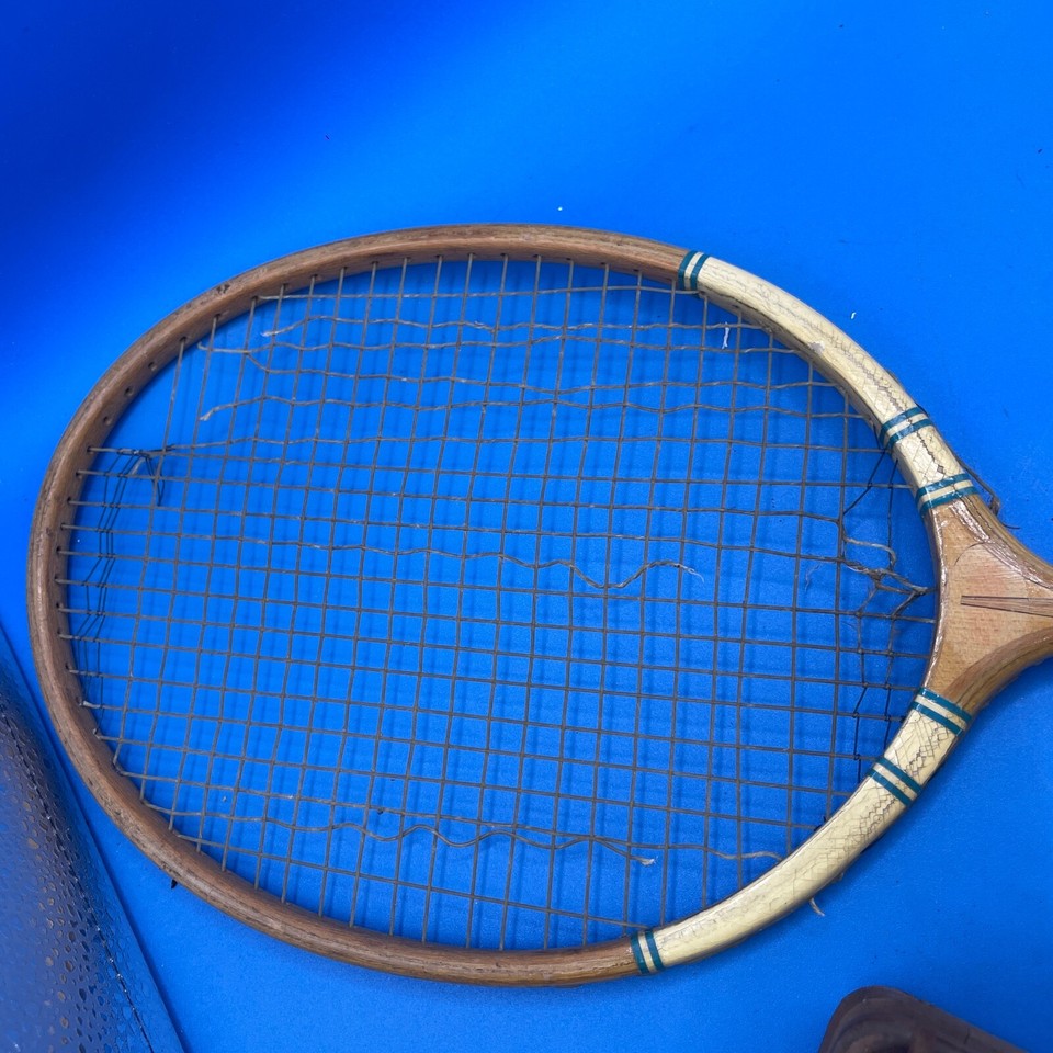 Badminton Racket The Devlin Walter Briggs Frank Devlin Wooden 1940 ...
