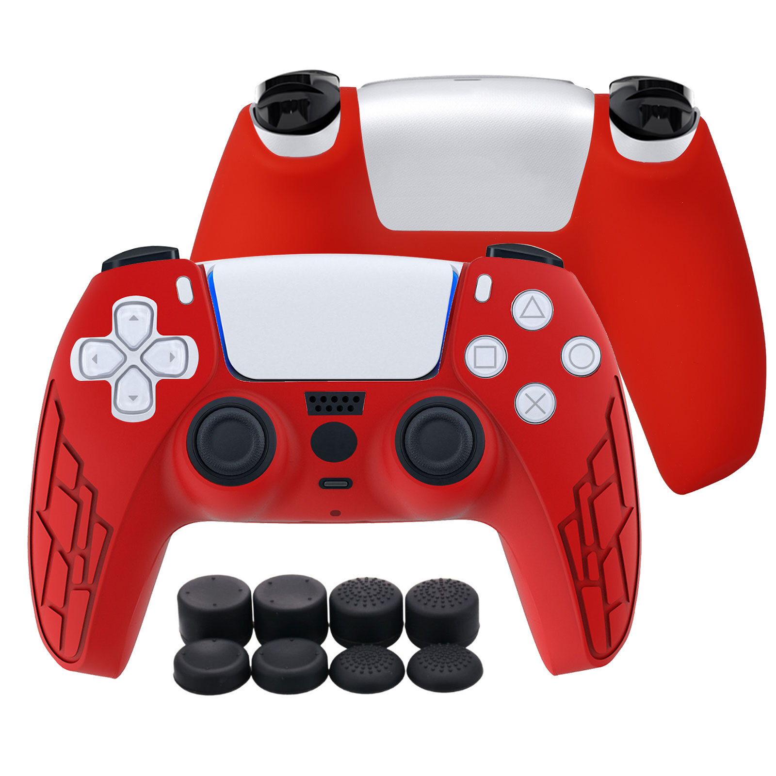 Silicone Grip Cover Case Protective Rubber Skin For PlayStation 5 PS5 ...