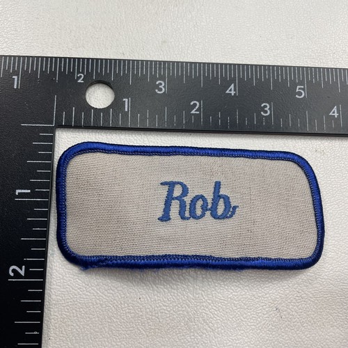 Vtg Blue Border RICK Name Badge Uniform Patch C28X | eBay