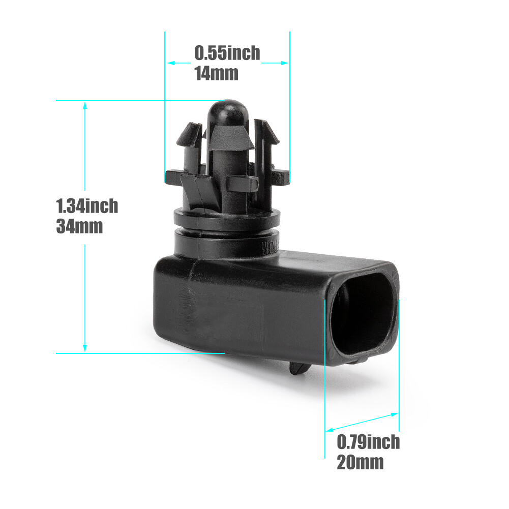 OEM GM General Motors Ambient Air Temp Temperature Sensor 15035786 Gray ...