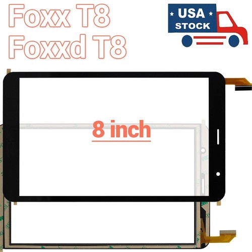8" Touch Screen Digitizer Glass Panel Replacement For Foxx T8 Tablet ...
