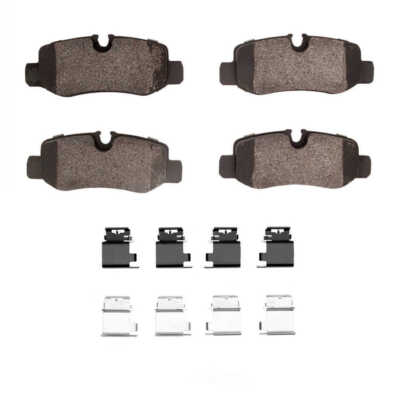 Disc Brake Pad Set-5000 Advanced Brake Pads - Low Metallic and Hardware ...