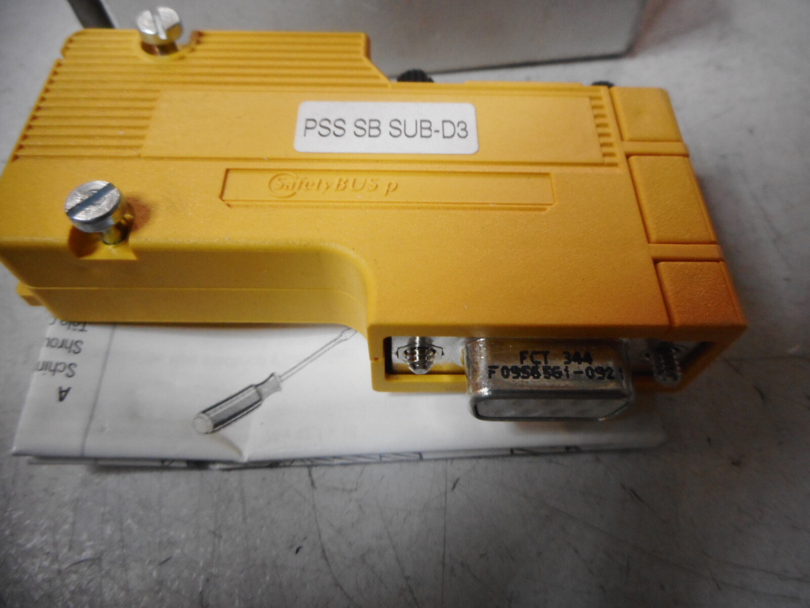 PILZ SAFETY BUS 311058 Interface Connector Model -- PSS SB SUB-D3 | eBay UK