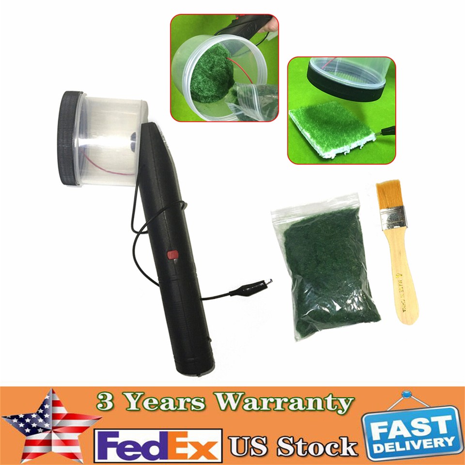 Electronic Advanced Static Grass Flock Applicator ABS for Train Scenery ...