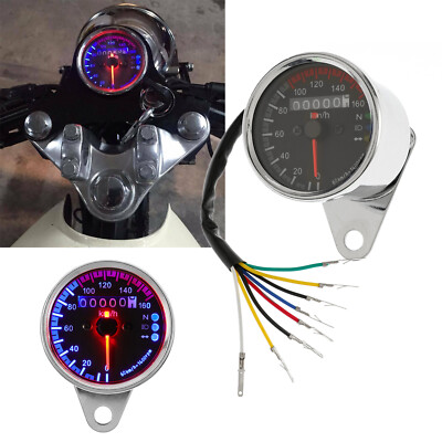 Motorcycle Backlit Dual Speedometer For Kawasaki Vulcan VN 800 900 1500 ...