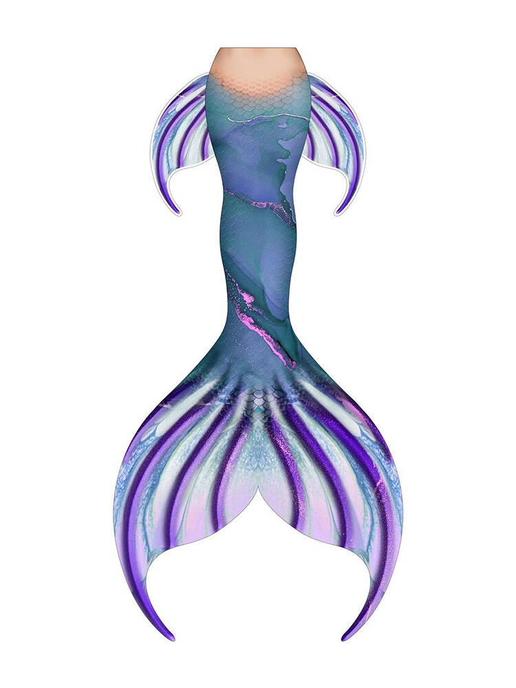 Mermaid Fin Drawing