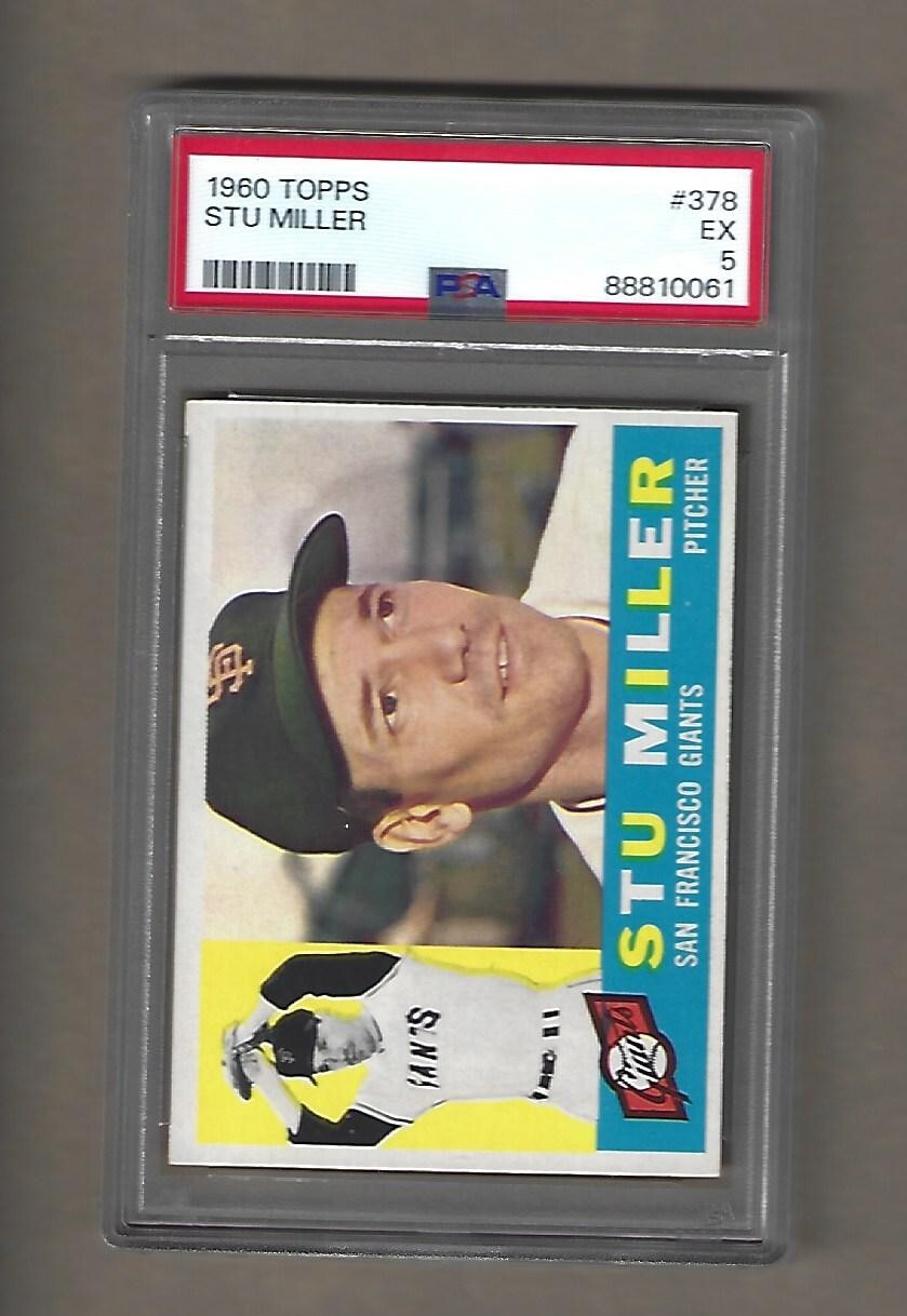 1960 Topps - White Back #378 Stu Miller for sale online | eBay