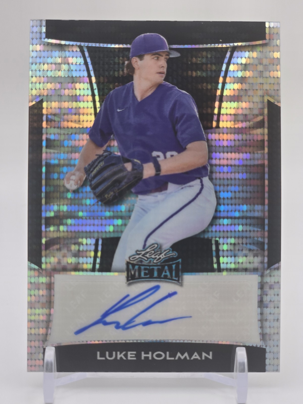 Luke Holman 2025 Leaf Metal #DR-LH1 Diamond in the Rough Autographs ...