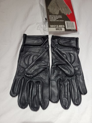 CCP Industries Men Working Gloves Goatskin Leather Double Stitched ...