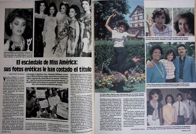 clipping L 1686 VANESSA WILLIAMS MISS AMERICA USA | eBay UK