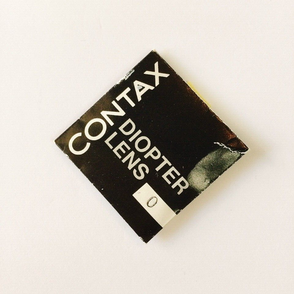 Contax 0 Diopter Lens Dioptric Adjustment eyepiece for RTS I II 139 ...