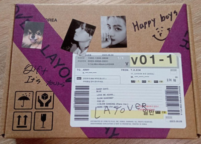 V (BTS) 1st Solo Album "Layover" Purple ver. * | eBay