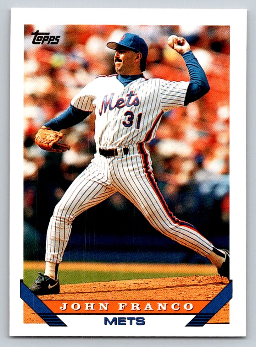 #25 John Franco New York Mets 1993 Topps | eBay