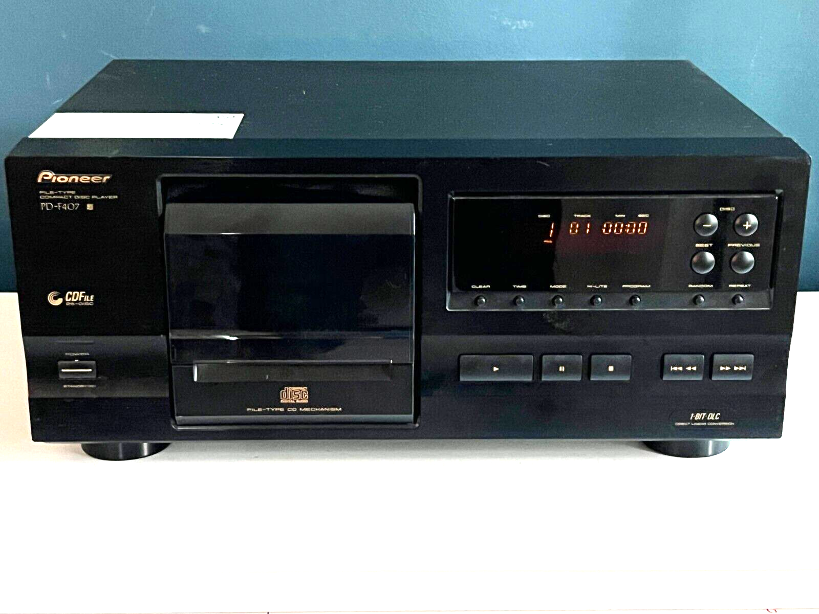 Pioneer PD-F407 File Type 25-Disc CD Player Changer Tested Working No ...
