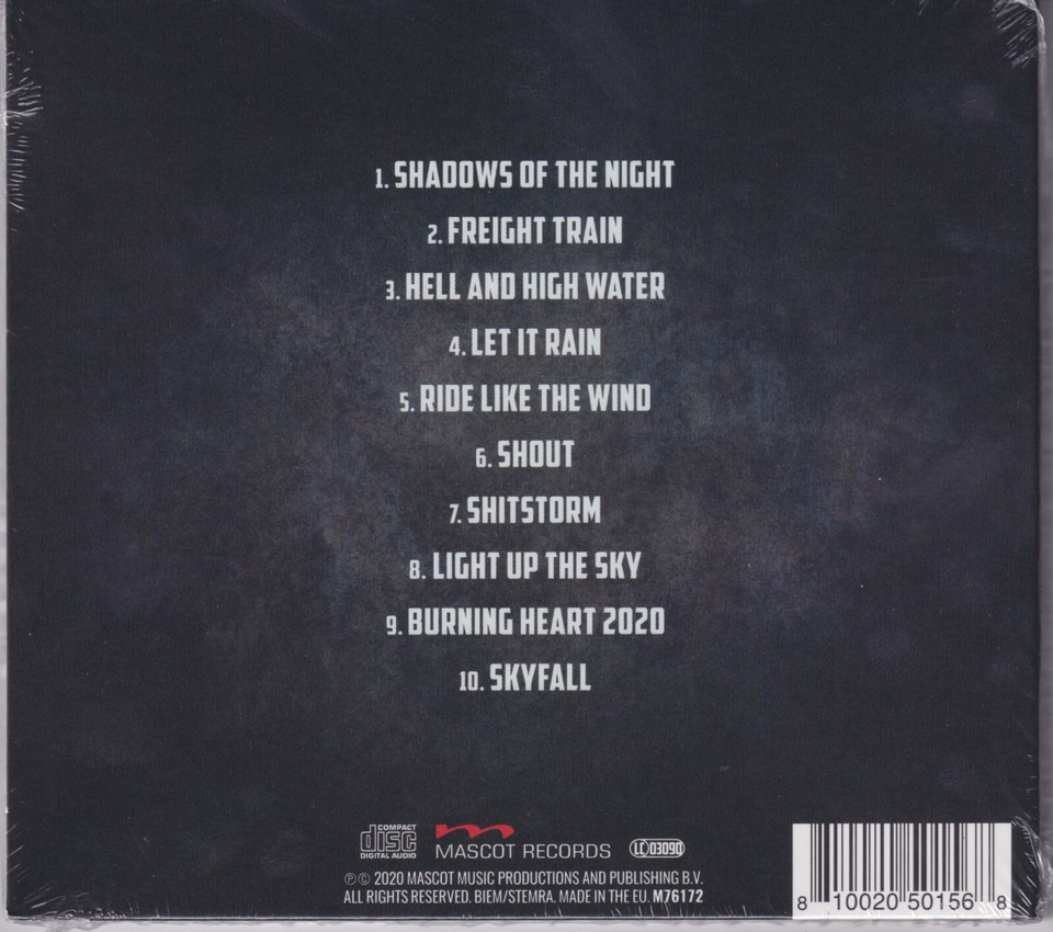 Vandenberg 2020 CD - 2020 (Ltd. Digi.) Whitesnake/The Ferrymen/Rainbow ...