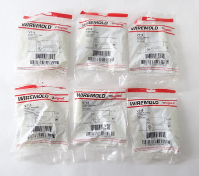Lot of 6 Wiremold V718 V700 Raceway External Elbow Surface Metal ...