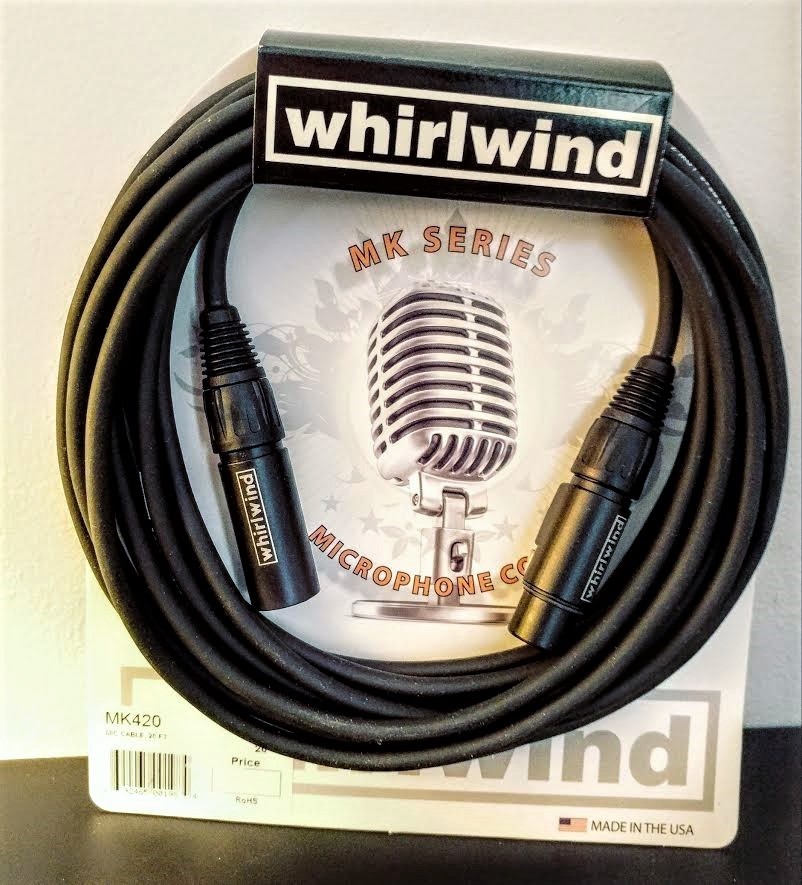 Whirlwind MK420 XLR Microphone Cable 20ft for sale online | eBay
