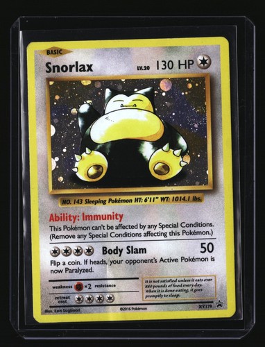 Pokemon SNORLAX XY179 (Holo Promo) MP/Mod Play | eBay