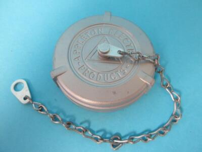 NEW APPLETON ELECTRIC ALUMINUM SCREW CAP 2.89" THREADED COVER FOR ...