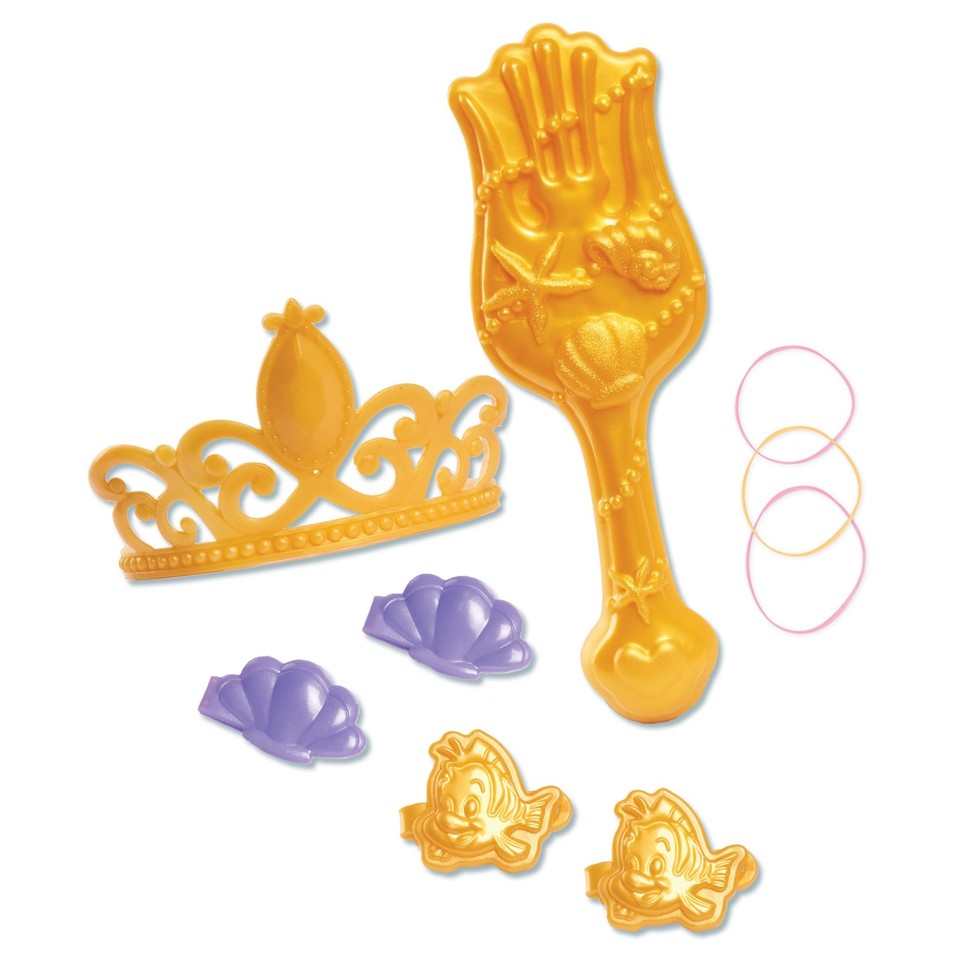 Ariel Styling Head, Red Hair, 10 Piece Pretend Play Set, The Little ...