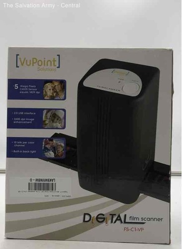 Vupoint Solutions FS C1-VP Black USB 2.0 Digital Film Scanner With ...