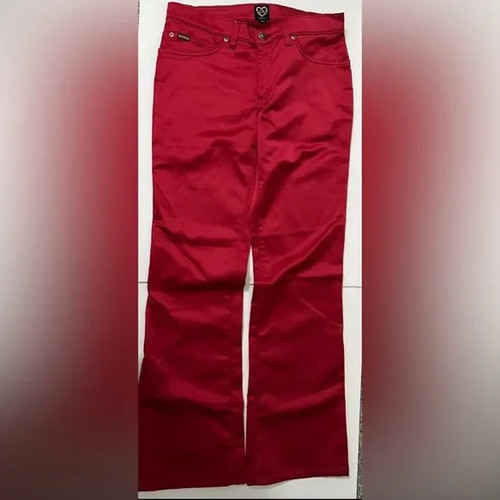 Vintage XOXO Red Shiny Pants - Juniors Size 7/8 | eBay