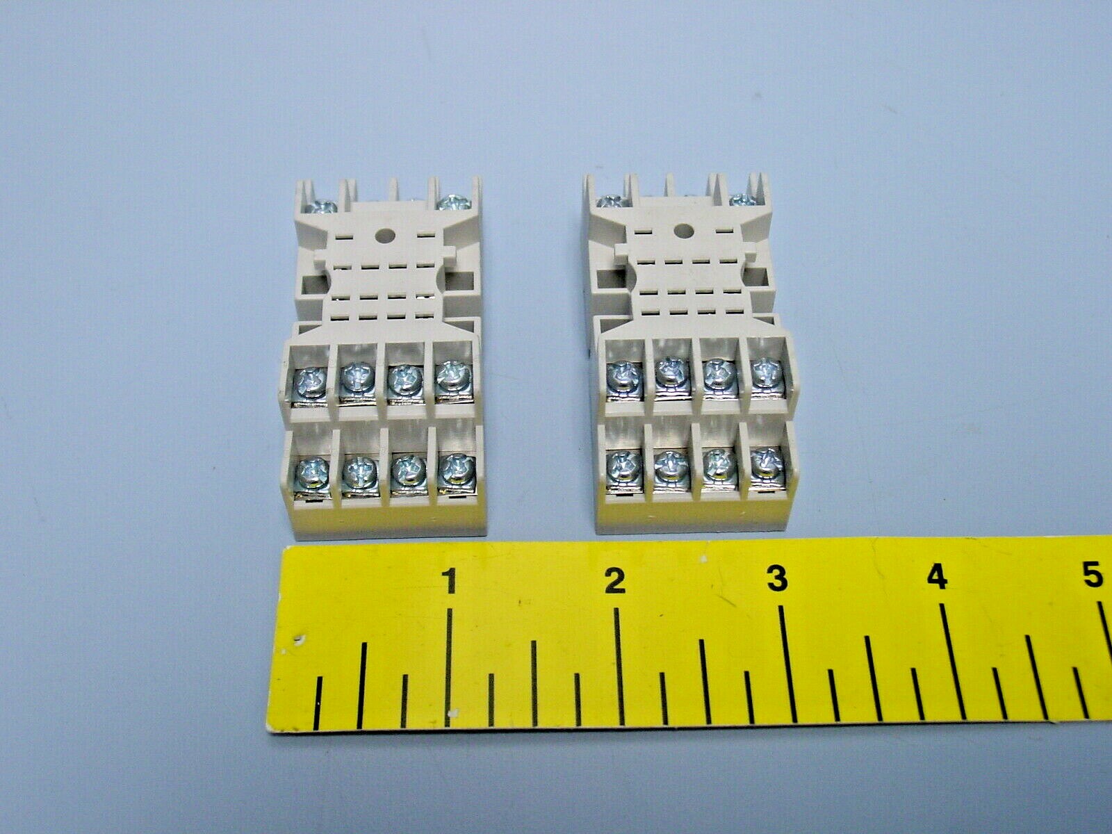 Lot of 2 Schneider Electric 70-461-1 Relay Socket, 14 Pin, DIN Mount | eBay
