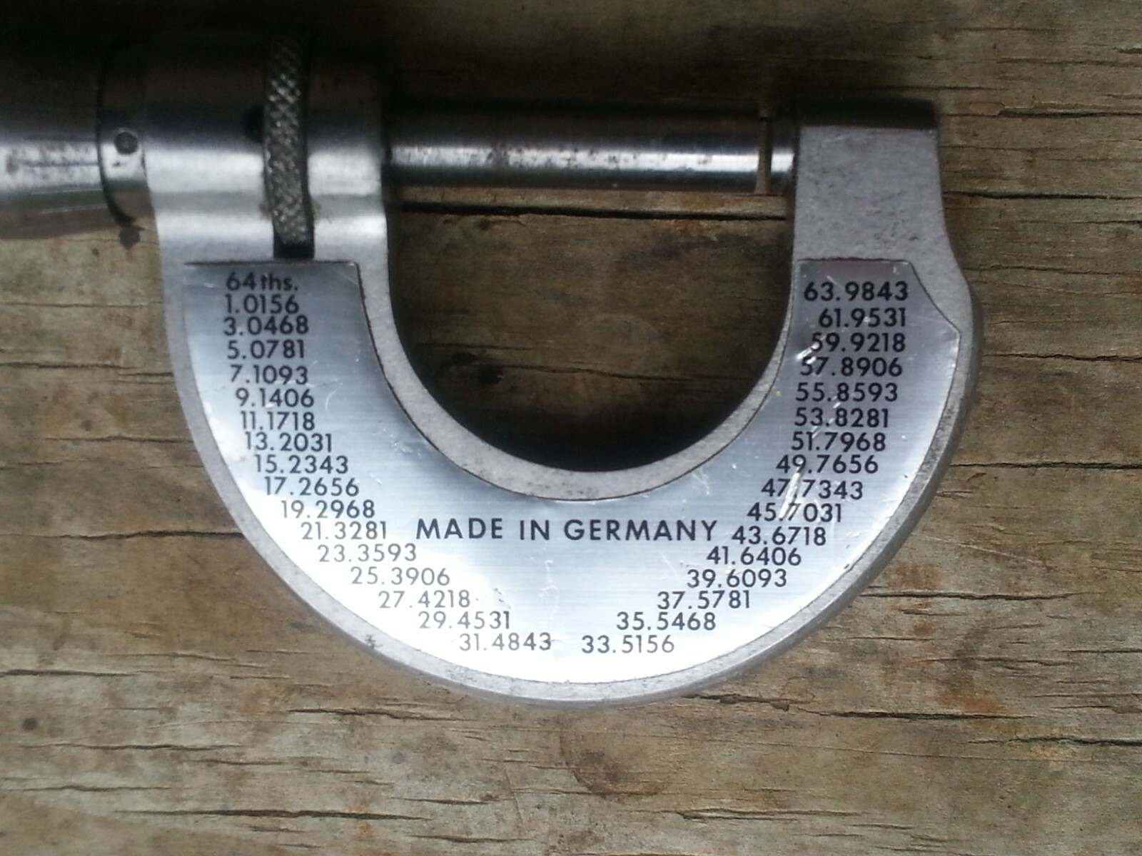 Micrometer Made in Germany 0" - 1" , 1/1000 Accuracy | eBay