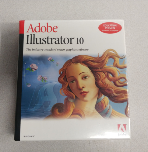 Adobe Illustrator 10 for Windows PC Academic Version New/Sealed | eBay