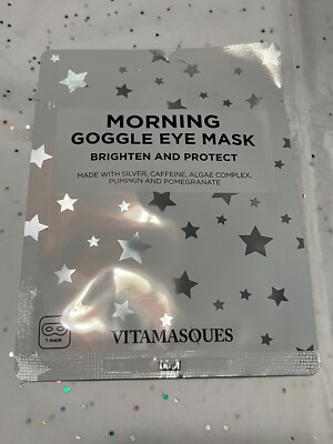 Vitamasques Morning Goggle Eye Mask Brighten Protect Made with Silver ...