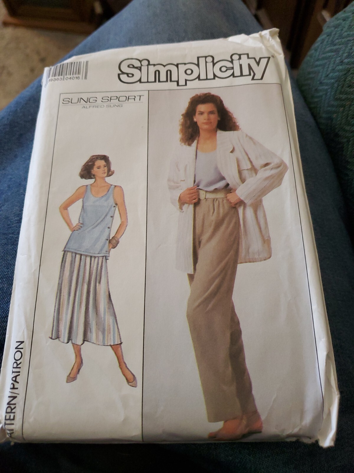Simplicity 8554 Top Skirt Pants Shacket Loose Misse Size 16 Sewing ...
