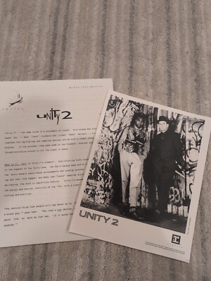 1990s Unity 2 Rap Promo Press Kit & Photo VERY RARE | eBay