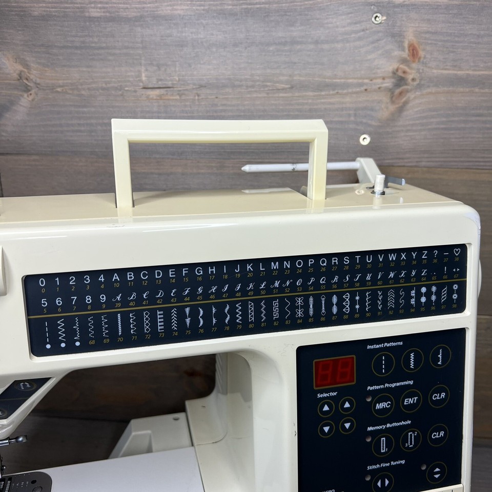 Singer 2210 ATHENA Sonata Sewing Machine Embroidery Power Cable & Pedal ...