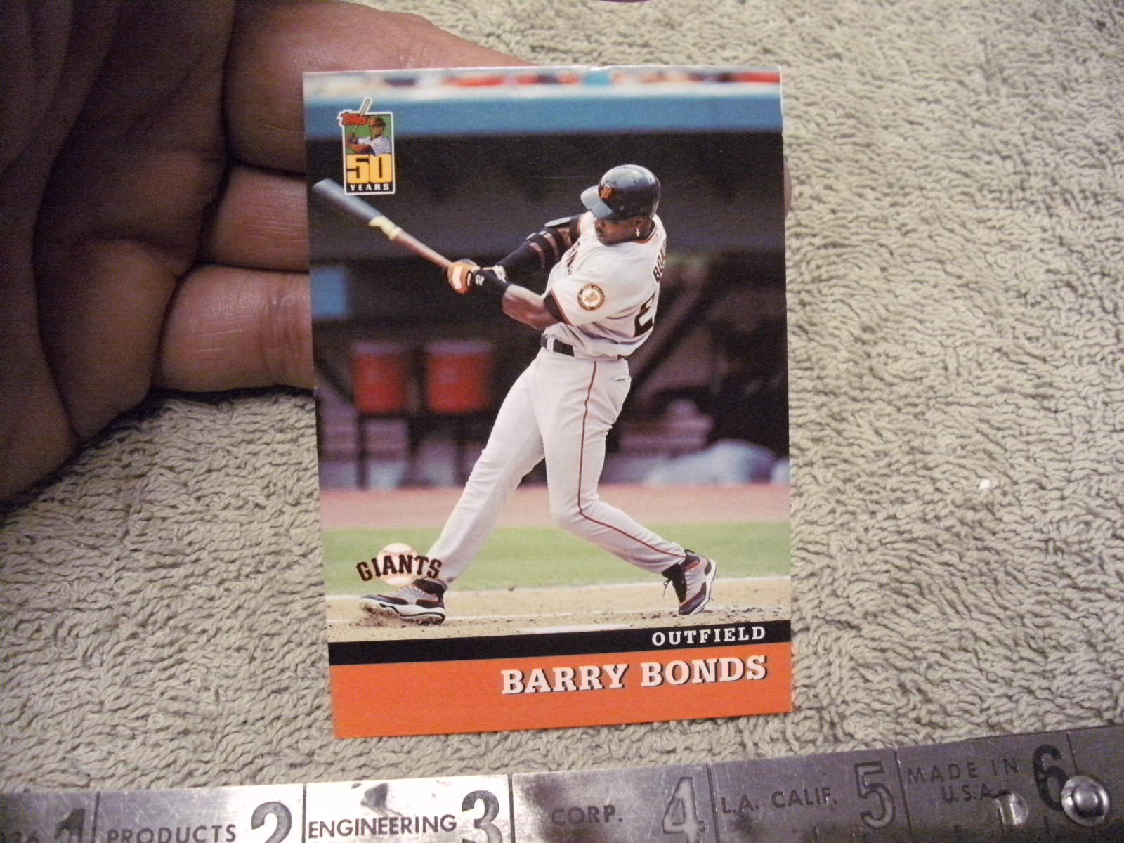 Topps 2001 Collector's Post Cereal Card #2 of 16 Barry Bonds Base Ball ...