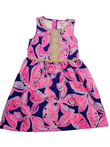 NWT Lilly Pulitzer Delsie Dress Parigi Pink Supporting Squad