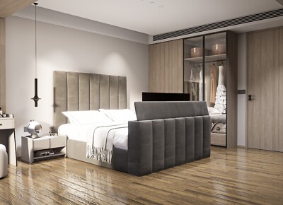 DreamScreen TV Bed With/Without Ottoman Lift Storage | eBay UK