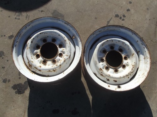 8 LUG STEEL CHEVROLET TRUCK 16.5" WHEELS 1966 1965 1964 chevy rimS GM ...
