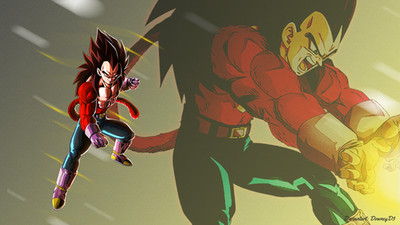 Dragon ball z dokkan battle gt vegeta super saiyan Custom Gaming Mat ...