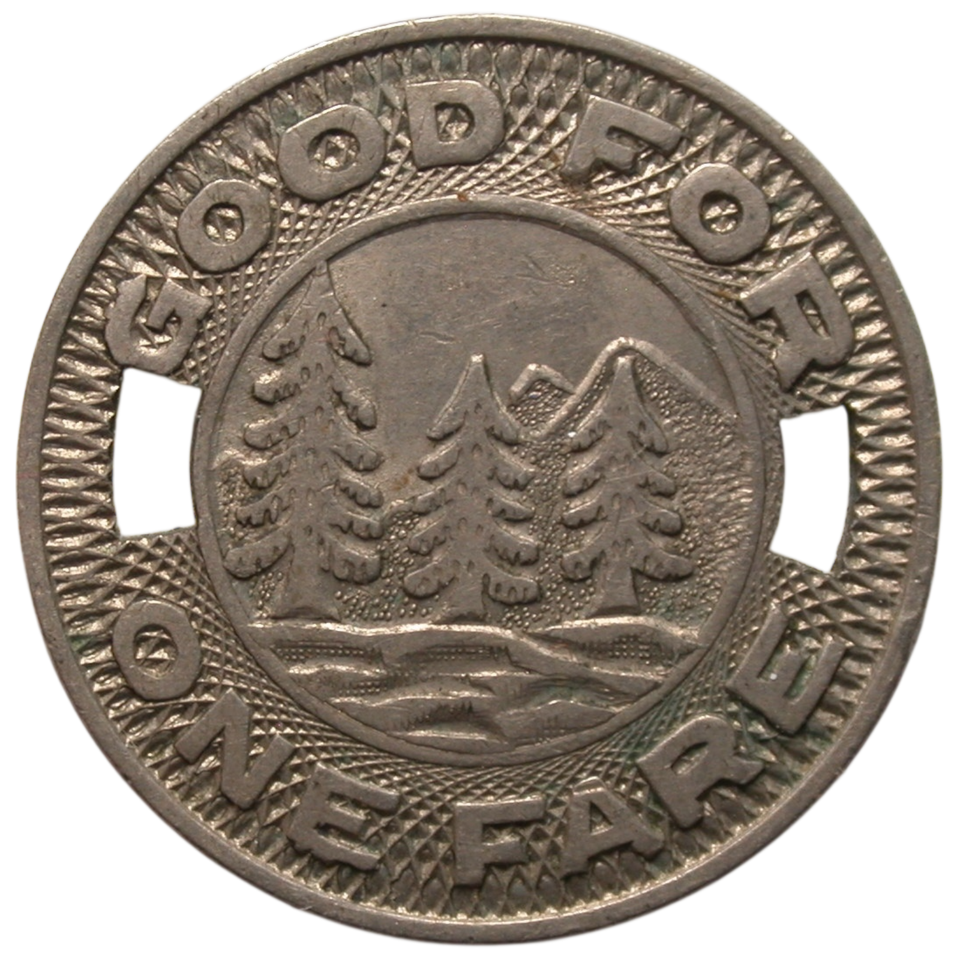 Seattle Transit System Good For One Fare Transit Token | eBay